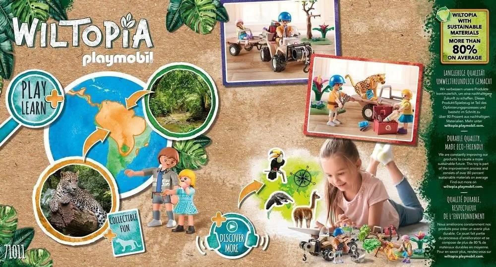 Playmobil 71011 Wiltopia Quad Ratunkowy Dla Zwierząt - ceny i opinie ...