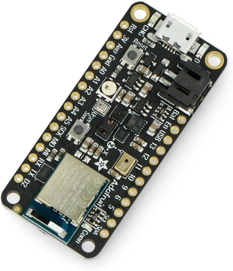 Mikrokontroler Adafruit Feather Nrf52840 Bluefruit Le + Czujniki ...