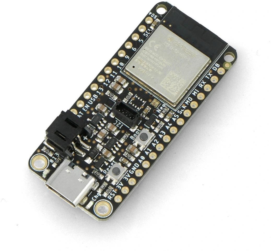 Mikrokontroler Adafruit Feather Esp32-S2 - Moduł Wifi, Gpio Zgodny Z Arduino 5000 (ADA20784 ...