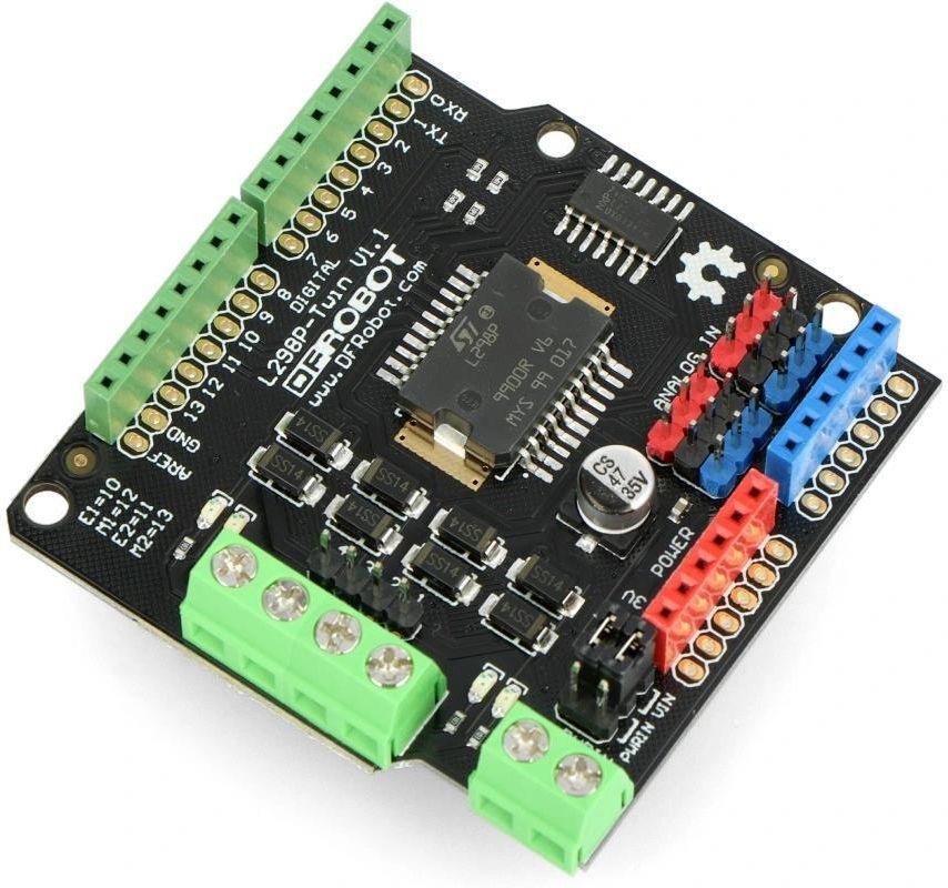 Mikrokontroler Dfrobot Gravity 2x2a Motor Shield Dwukanałowy Sterownik Silników 35v2a
