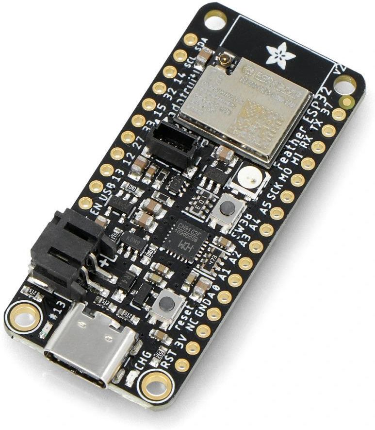 Mikrokontroler Adafruit Feather Esp32 V2 W.Fl Antenna - Moduł Wifi ...