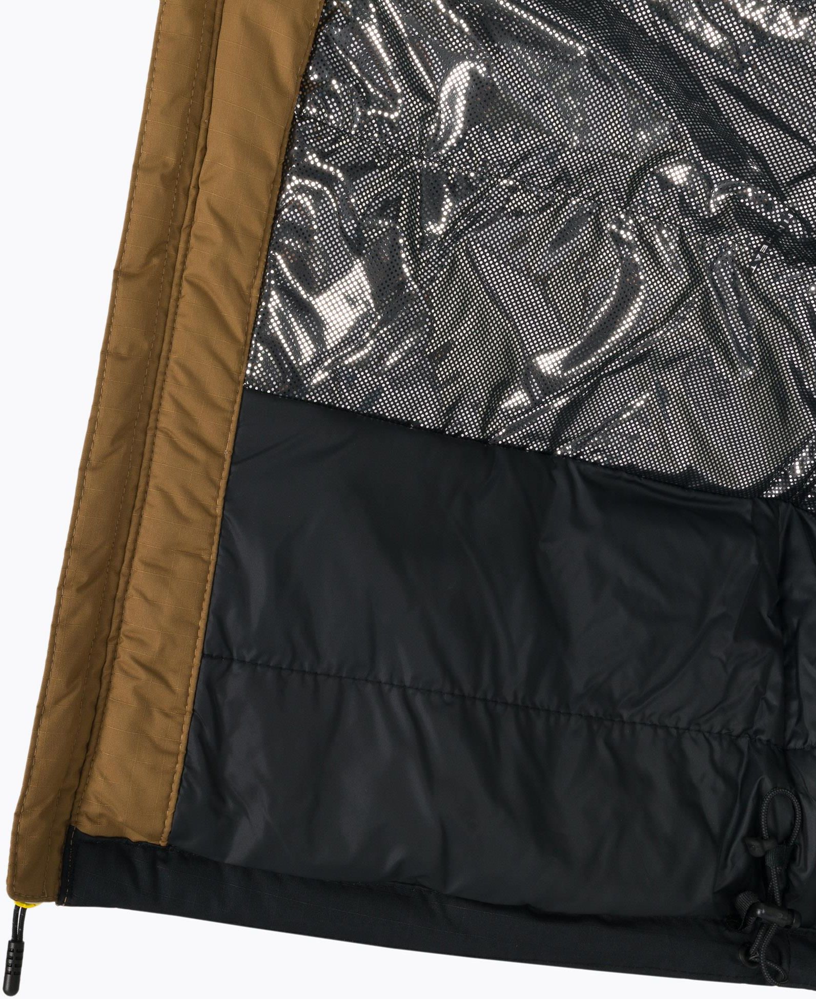 Columbia Kurtka Puchowa Męska Point Park Insulated Brązowo Czarno Żółta ...