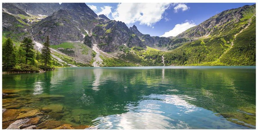 WALLMURALIA.PL FOTO OBRAZ SZKŁO AKRYL MORSKIE OKO TATRY - Opinie i ...