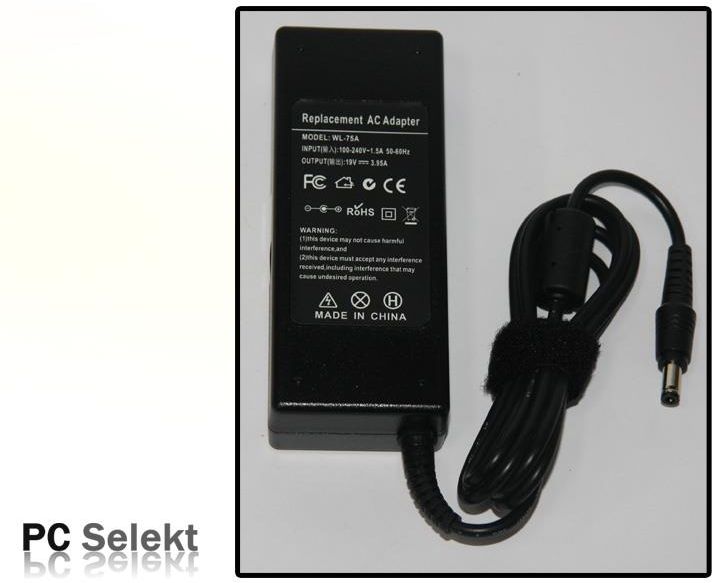 Zasilacz do laptopa HP NOWY ZASILACZ DO COMPAQ TOSHIBA ASUS 19V 3.95A ...