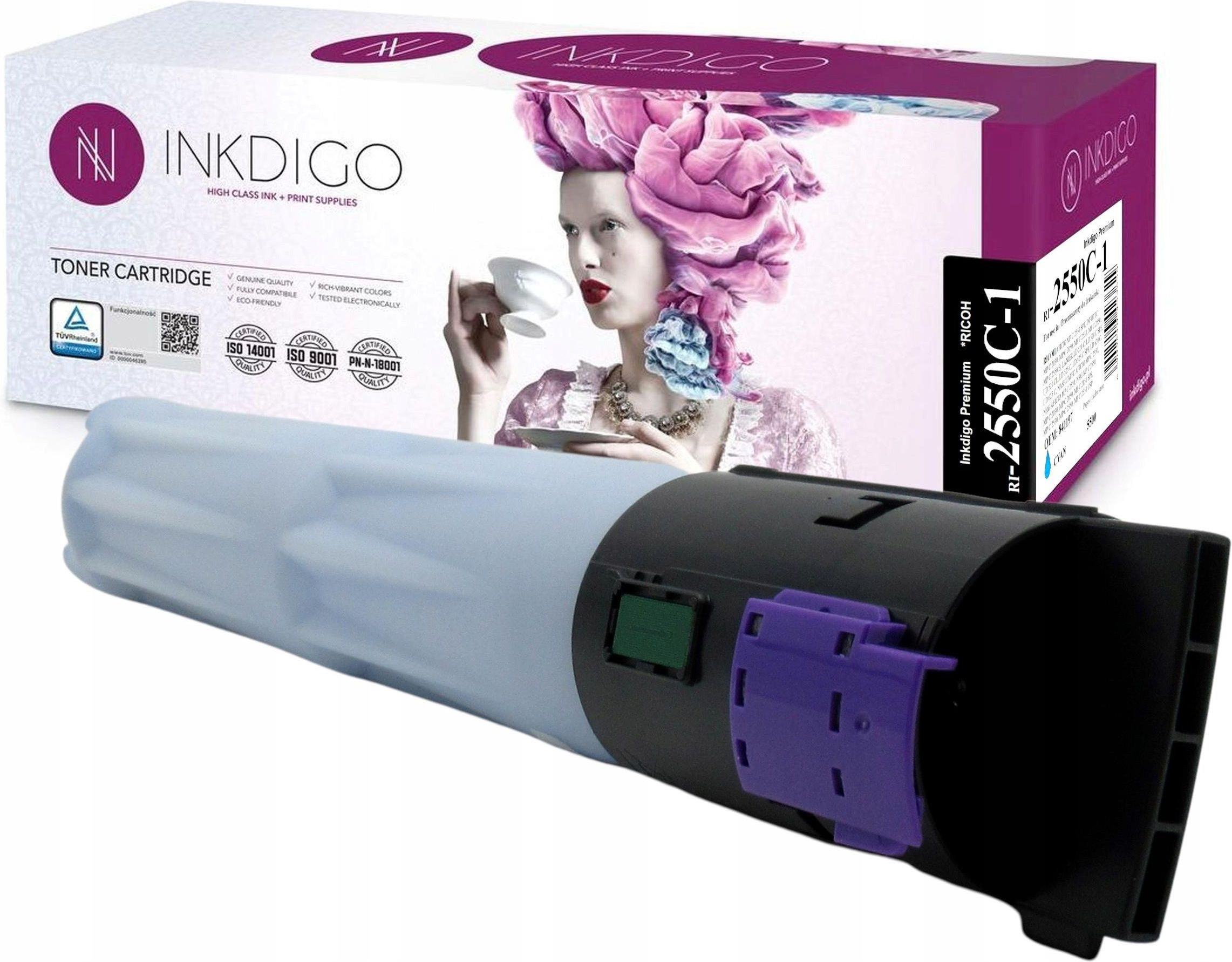 INKDIGO TONER DO DRUKARKI RICOH AFICIO MP C2050 C2550 ...