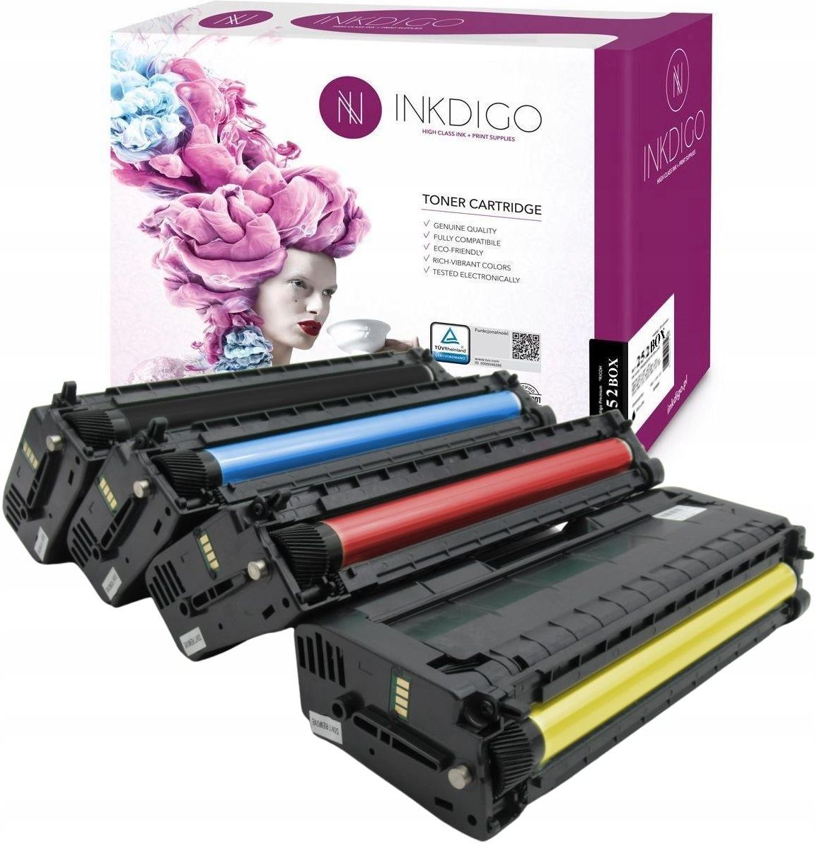INKDIGO ZESTAW 4 TONERÓW DO RICOH AFICIO SP C252 C262 CMYK - Opinie i ...