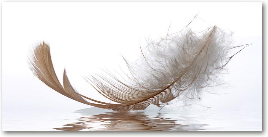 WALLMURALIA.PL FOTO OBRAZ SZKLANY PIÓRKO NA WODZIE - Opinie i ...