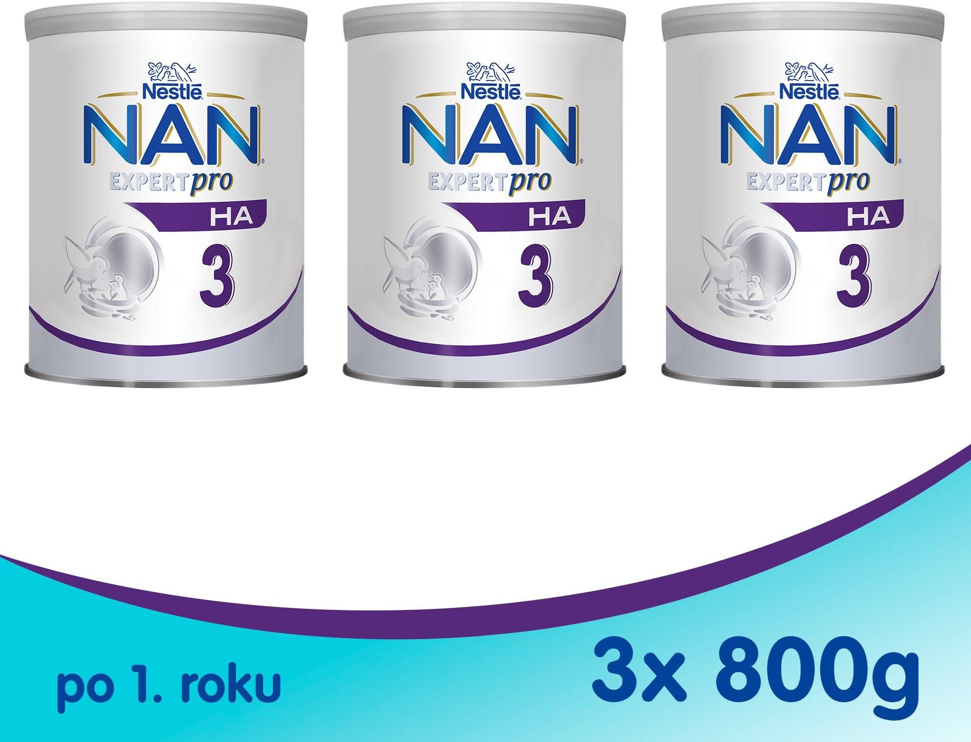 NESTLE NAN EXPERT PRO HA 3 powyżej 1 roku życia 3x800g - Ceny i opinie ...