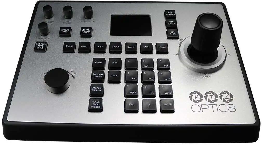 PTZOptics PT-JOY-G4 , Kontroler kamer PTZ, VISCA, VISCA over IP, Pelco ...