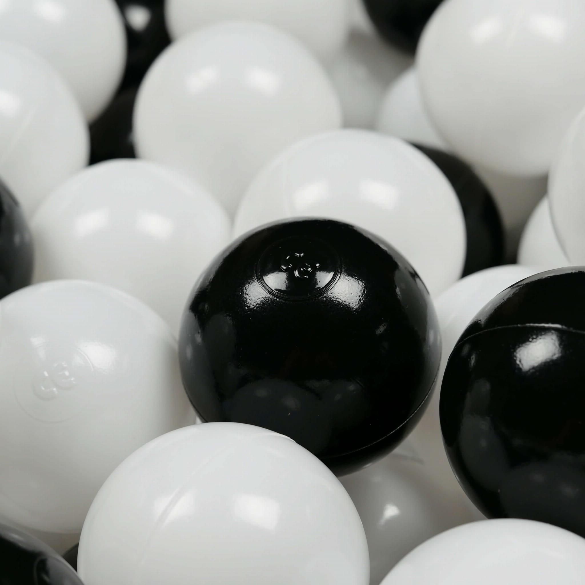 Mimii Kulki Do Zabawy Ø7Cm Białe Czarne 100 szt - Ceny i opinie - Ceneo.pl