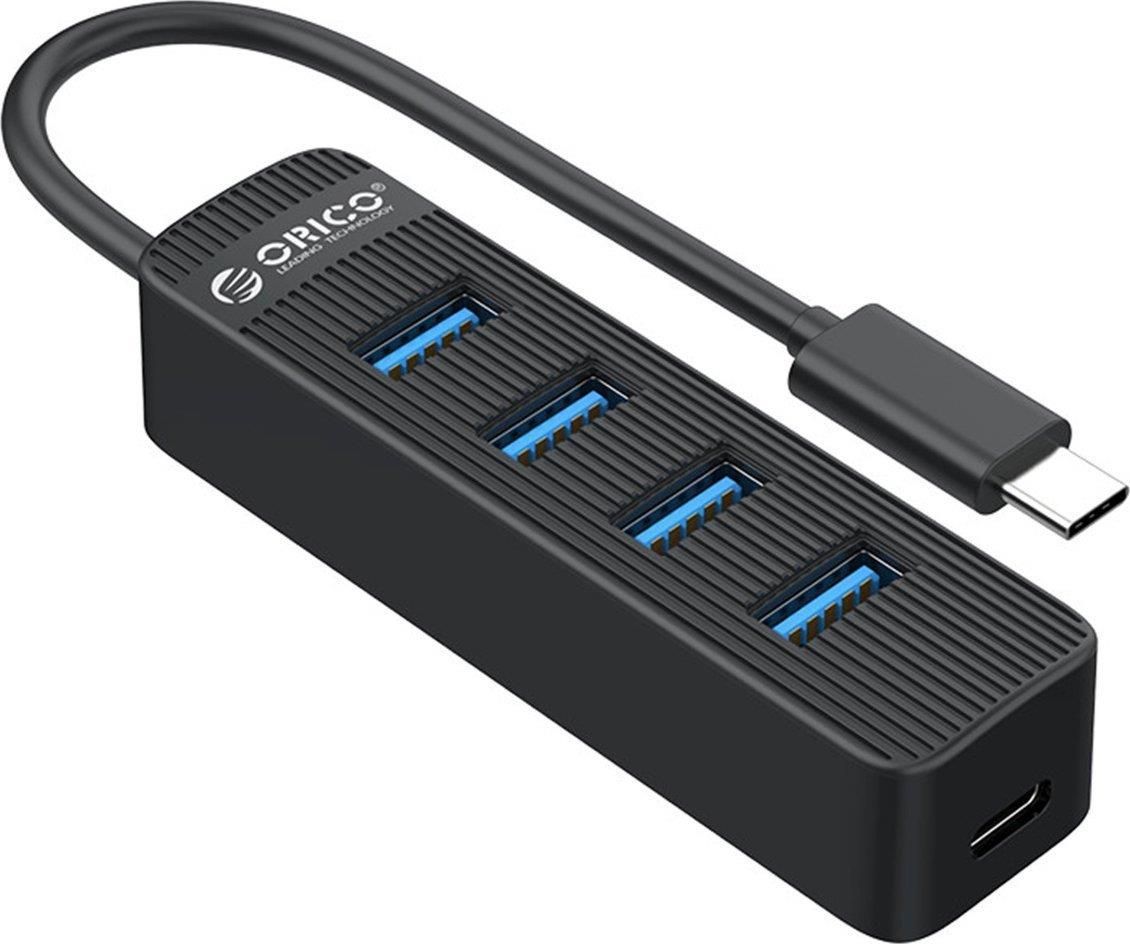 Hub USB Orico HUB USB 1x RJ-45 + 4x USB-A 3.0 (TWC3-4A-BK-EP) - Opinie ...