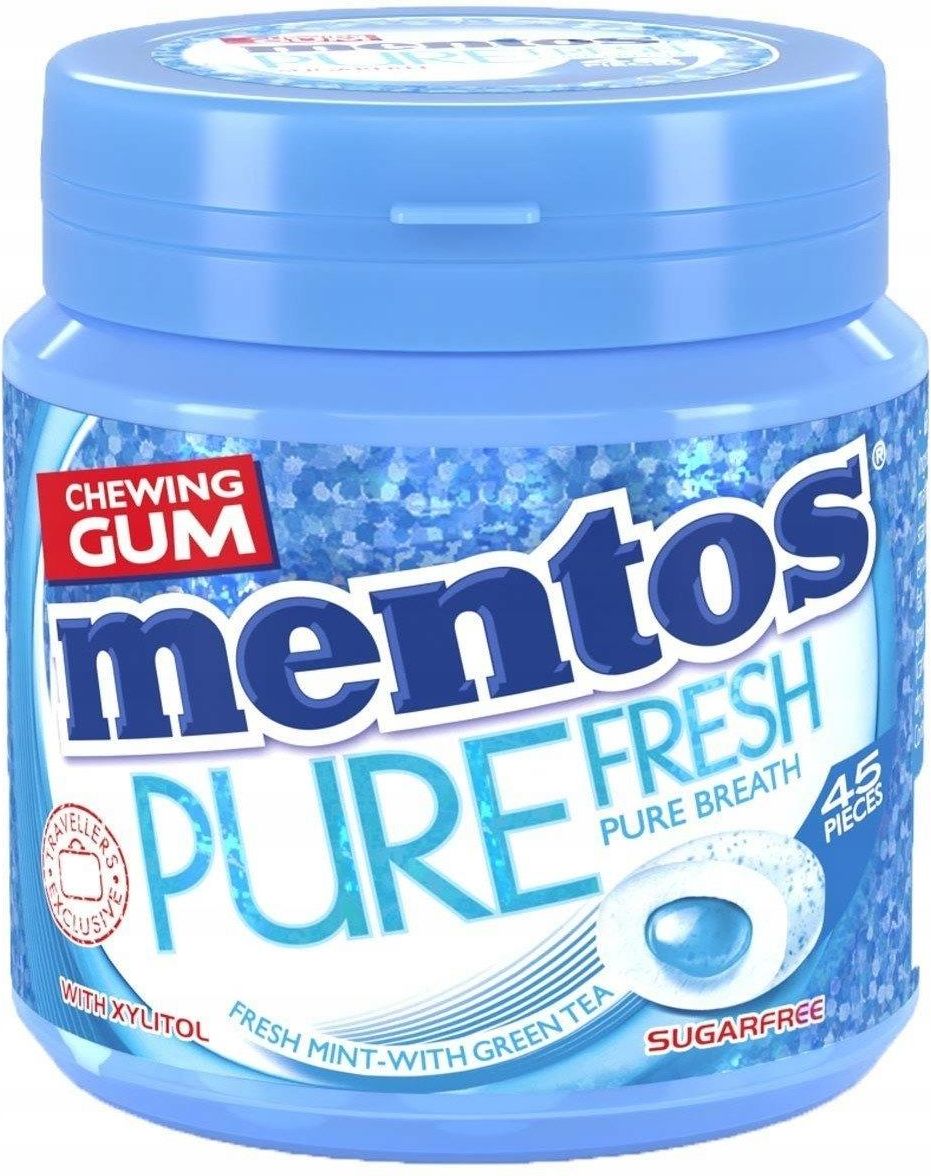 Mentos Guma Miętowa Bez Cukru Pure Freshmint 90g - Ceny i opinie - Ceneo.pl
