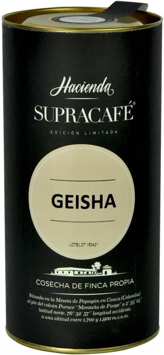 Kawa Supracafe Ziarnista Speciality Hacienda Geisha 250g - Ceny i ...
