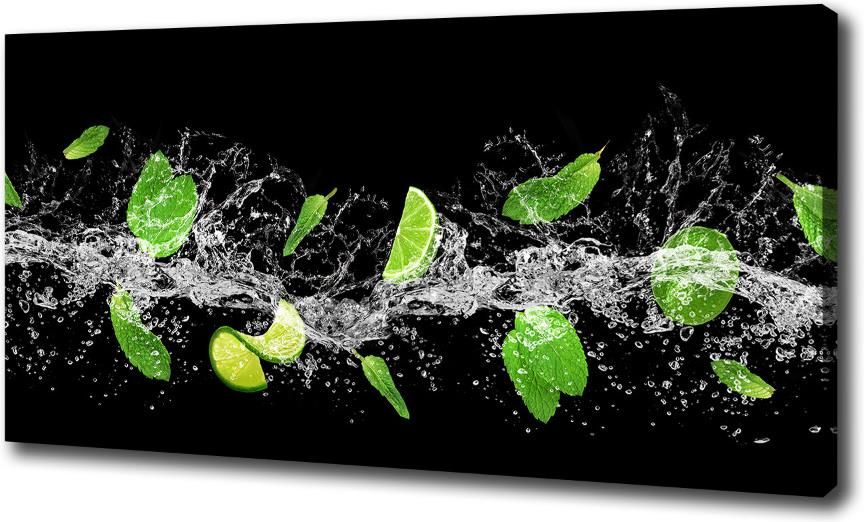 WALLMURALIA.PL FOTO OBRAZ NA PŁÓTNIE LIMONKA Z MIĘTĄ - Opinie i ...