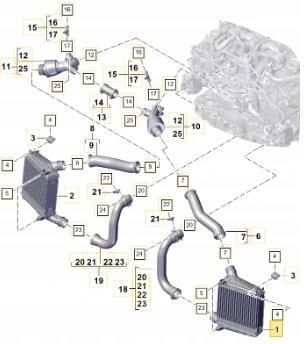 Porsche Intercooler Prawy Panamera Ii V8 971145804J - Opinie i ceny na ...