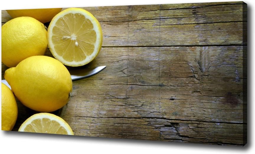 WALLMURALIA.PL FOTO OBRAZ NA PŁÓTNIE CYTRYNY NA DREWNIE - Opinie i ...