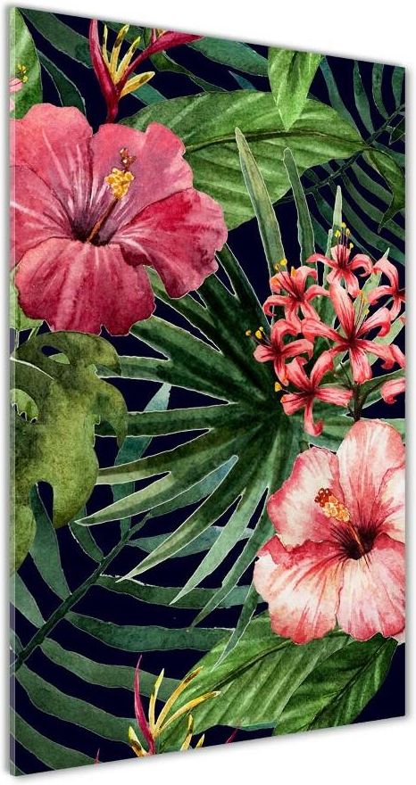 WALLMURALIA.PL OBRAZ ZDJĘCIE NA ŚCIANĘ AKRYL PIONOWY HAWAJSKI WZÓR ...