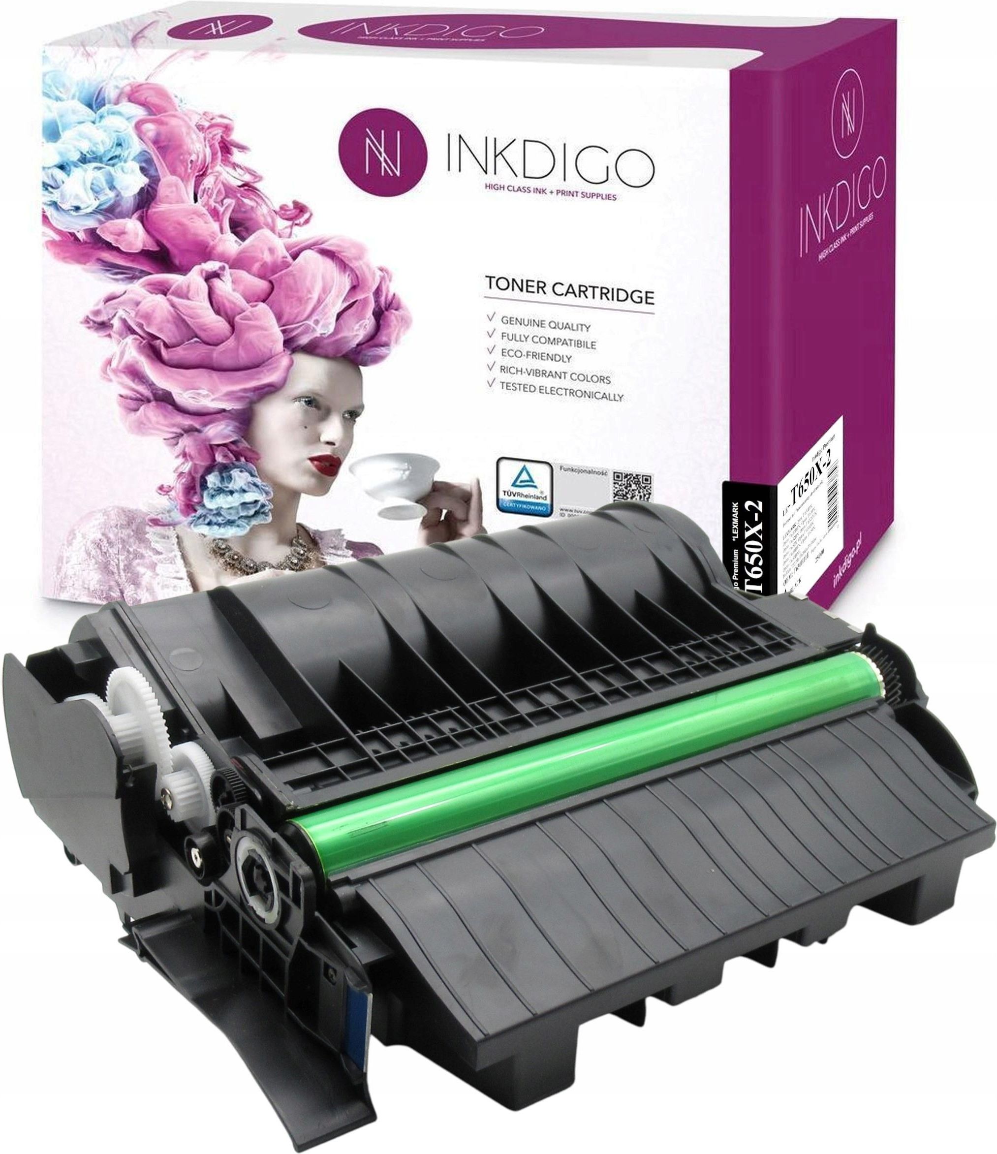 INKDIGO TONER ZAMIENNIK T650H11E DO LEXMARK T652 T654 T656 - Opinie i ...