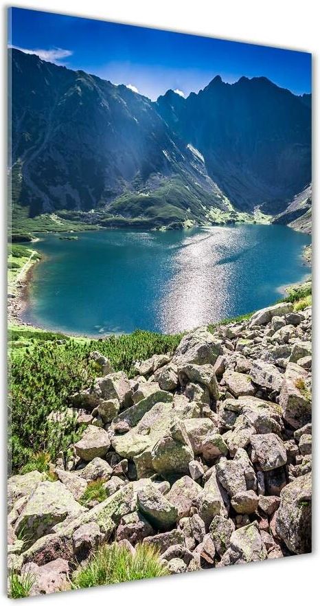 WALLMURALIA.PL FOTO OBRAZ NA SZKLE PIONOWY CZARNY STAW TATRY - Opinie i ...