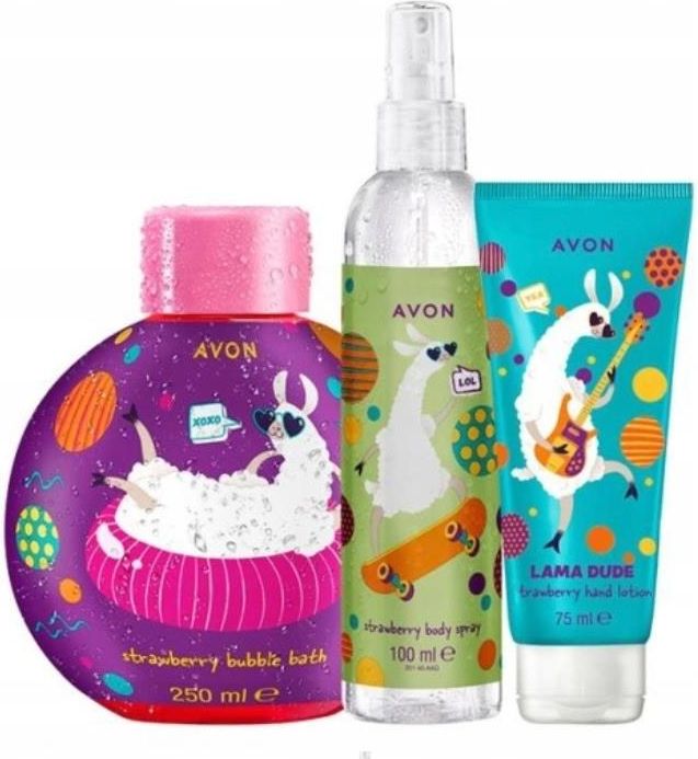 Avon Kids Zestaw Dla Dzieci Zabawna Lama Truskawka 425Ml - Ceny i ...