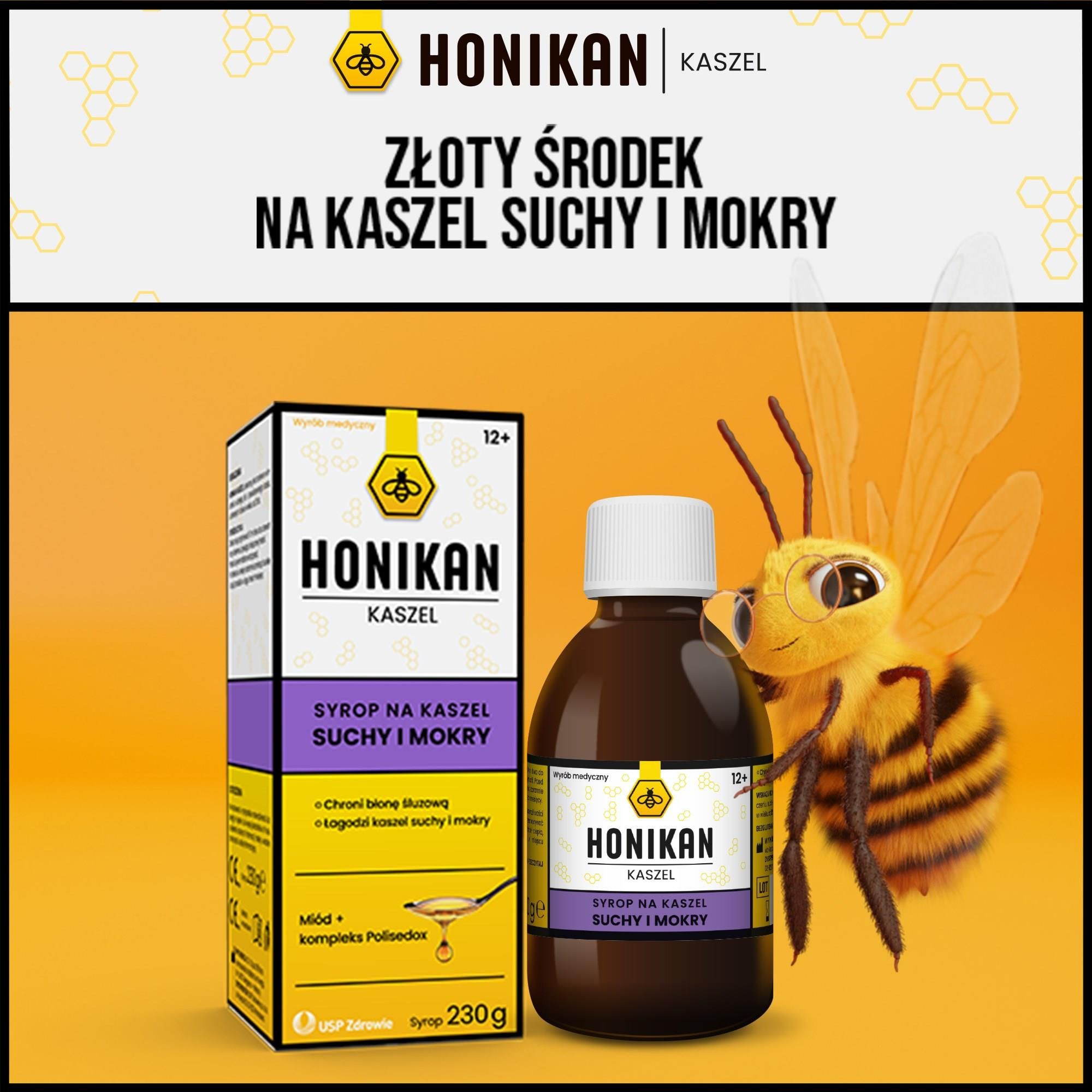 Honikan Kaszel Syrop Na Suchy I Mokry 230G - Opinie i ceny na Ceneo.pl