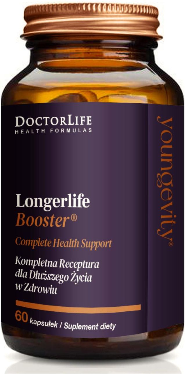 Doctor Life Longerlife Booster 60Kaps - Opinie i ceny na Ceneo.pl
