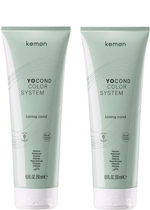 Kemon Yo Cond Platino Zestaw Odżywek Odświeżających Kolor Włosów ...