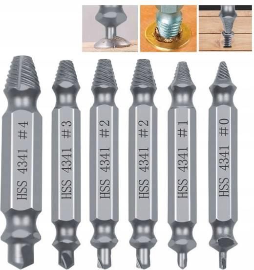 Rebity do Wykręcania urwanych śrub, wkrętów 6 szt. - Opinie i ceny na ...