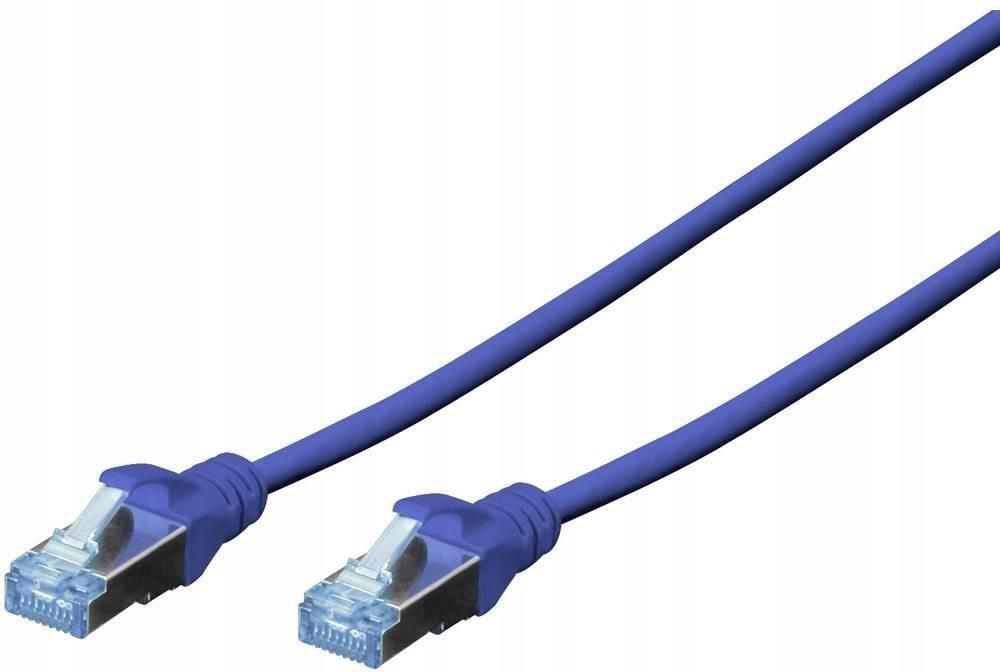 DIGITUS KABEL LAN RJ45, DIGITUS, SF/UTP, CAT 5E, 2.00 M NIEBIESKI ...