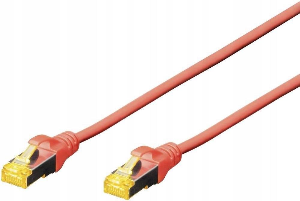 DIGITUS KABEL LAN RJ45 S/FTP CAT 6A 1.00 M CZERWONY (DK1644A010R) - Opinie i ceny na Ceneo.pl
