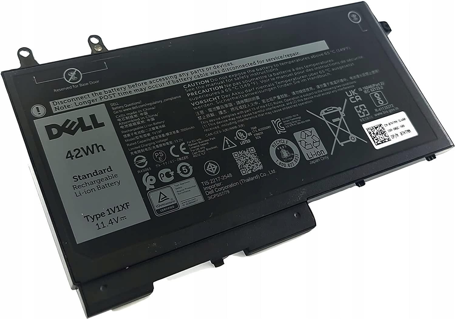 Bateria do laptopa DELL BATERIA 42WH 3C 1V1XF XV8CJ 27W58 7VTMN ...