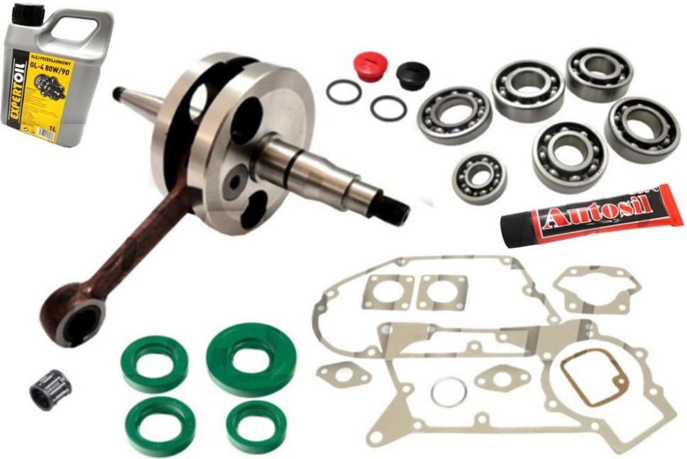 Barter Wał Łożyska Uszczelki Olej Silikon Simson S51 Sr50 002-0001-325 ...