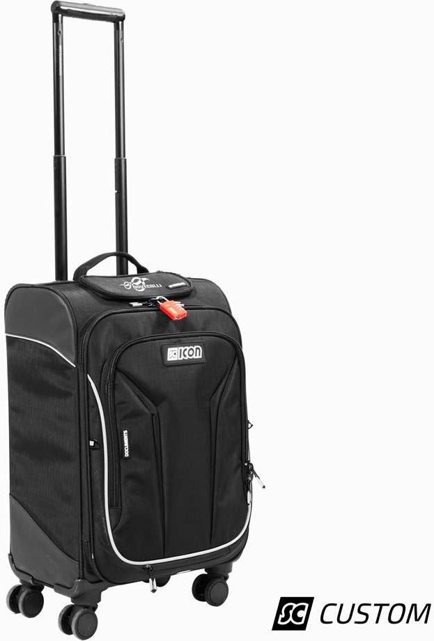 Torba SCICON CARRY-ON HAND LUGGAGE CABIN TROLLEY 35L - 4 WHEELS Black ...