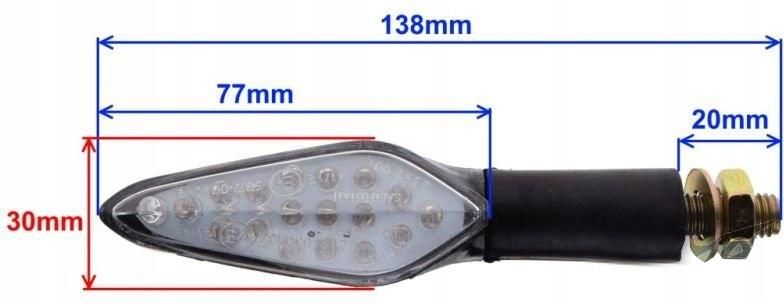 Części motocyklowe Kengo Kierunkowskaz Kierunkowskazy Led Motocykl ...