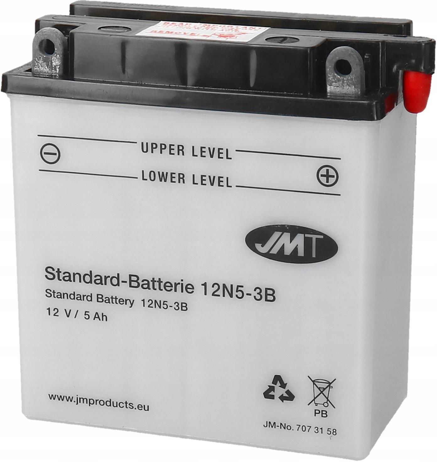 Części motocyklowe Jmt Akumulator 12N5-3B Suzuki Dr 600 Su 78355 - Opinie i ceny na Ceneo.pl