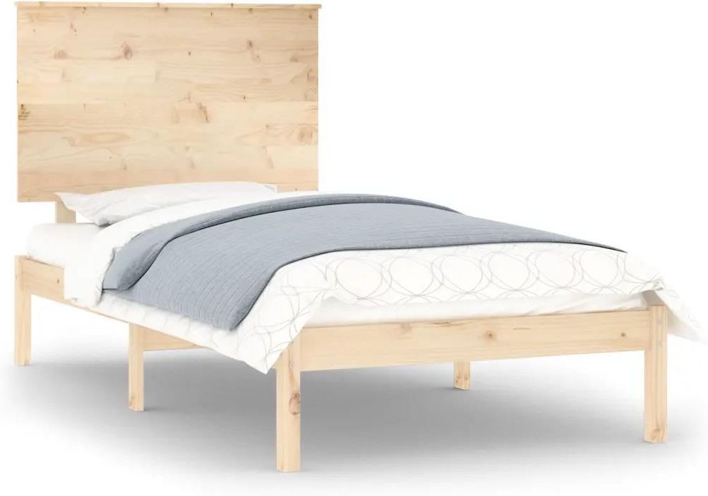 VidaXL Rama Łóżka Lite Drewno 90x190cm Pojedyncza 3104768 - Opinie i ...