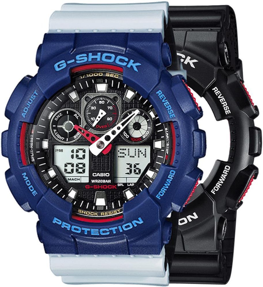 Casio G-Shock SET GA-100-1A4ER + BEZEL 10527398 + PASEK 10527469 - Zegarki - Ceny i opinie ...