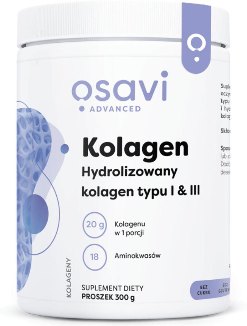 Osavi Kolagen Hydrolizowany Typu I Iii W Proszku 300g - Opinie i ceny ...