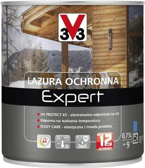 V33 Lazura Ochronna Expert Ciemny Orzech 0,75l - Opinie i ceny na Ceneo.pl