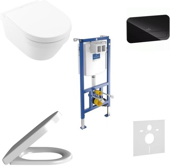 Zestaw podtynkowy Villeroy&Boch Architectura 4694HR01+92246100+922400RB ...