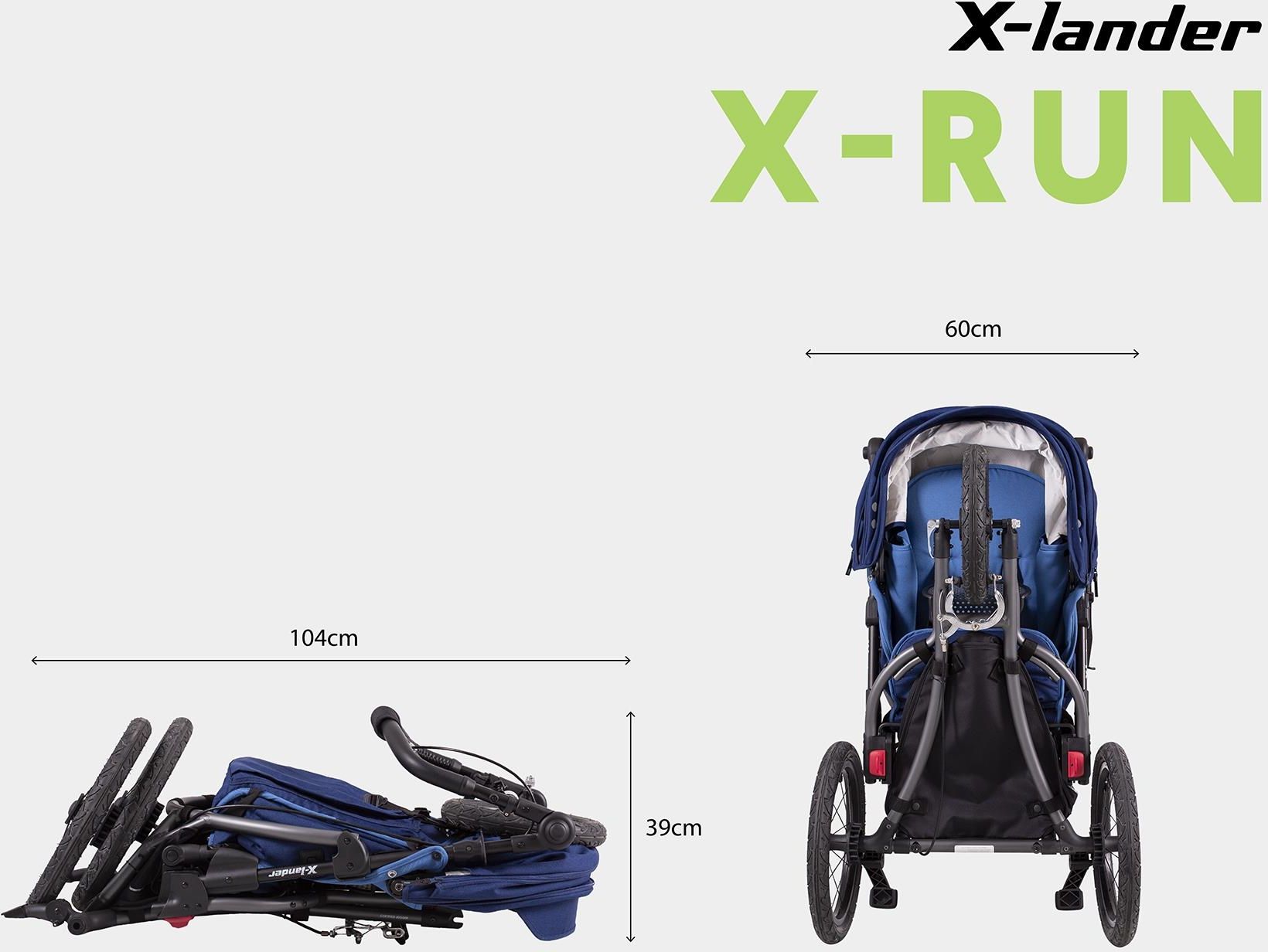 Wózek X Lander X Run Pertrol Blue Głęboko Spacerowy - Ceny i opinie - Ceneo.pl