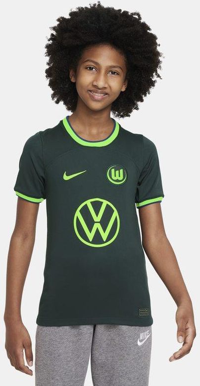 Nike Koszulka Dla Dużych Dzieci Dri Fit Vfl Wolfsburg 2022 23 Stadium