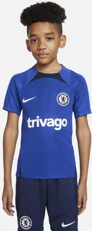 Nike Koszulka Z Krótkim Rękawem Dla Dużych Dzieci Dri Fit Chelsea Fc Strike Niebieski - Ceny i ...