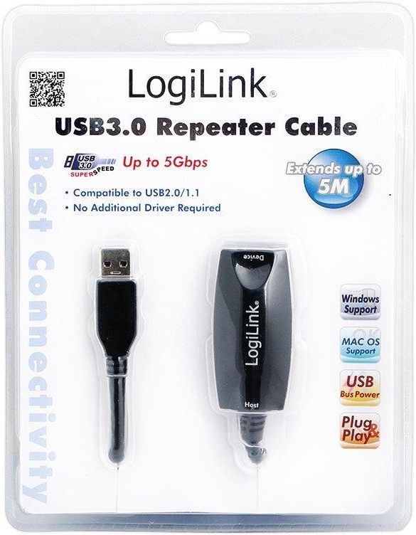 Logilink Aktywny Sprzętowy Przedłużacz Usb 3.0 5M Szczecin2 (Usb305M ...