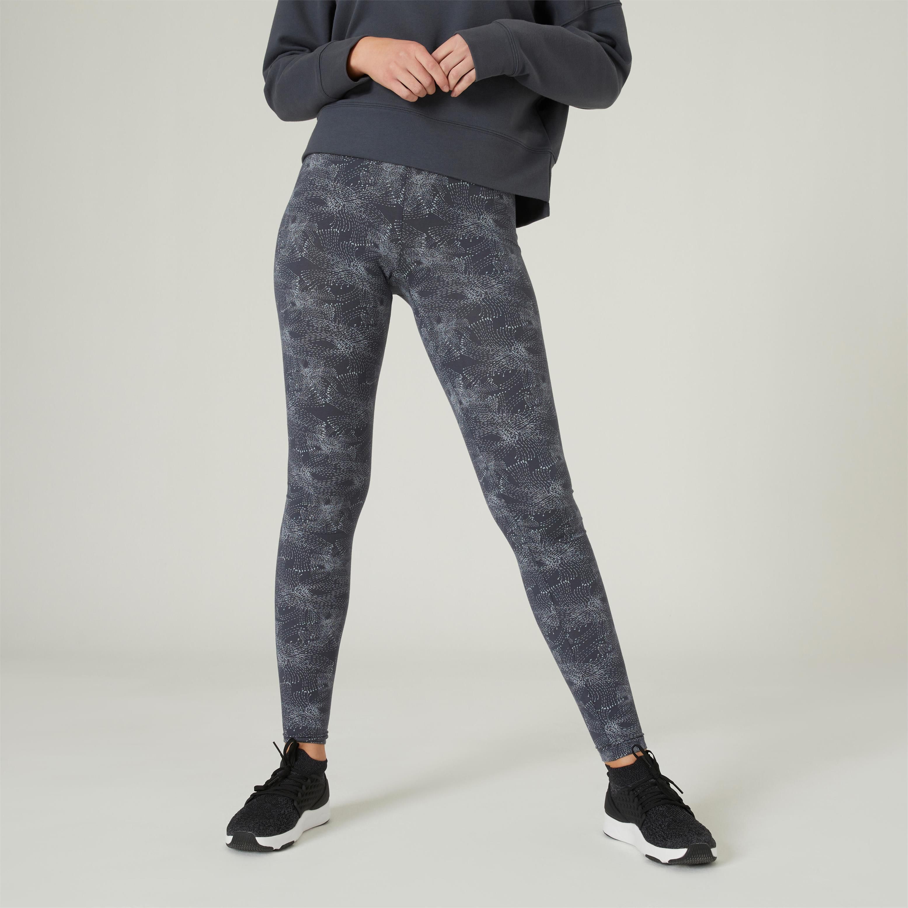 Domyos Legginsy Fitness Fit+ Szary - Ceny i opinie - Ceneo.pl