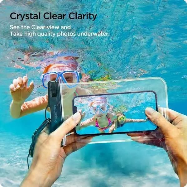 Spigen Waterproof Case A601 Universal 2szt Crystal Clear (546658 ...