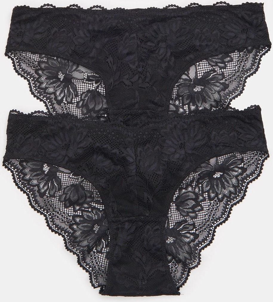Sinsay - Majtki koronkowe MAMA 2 pack - Czarny - Ceny i opinie - Ceneo.pl