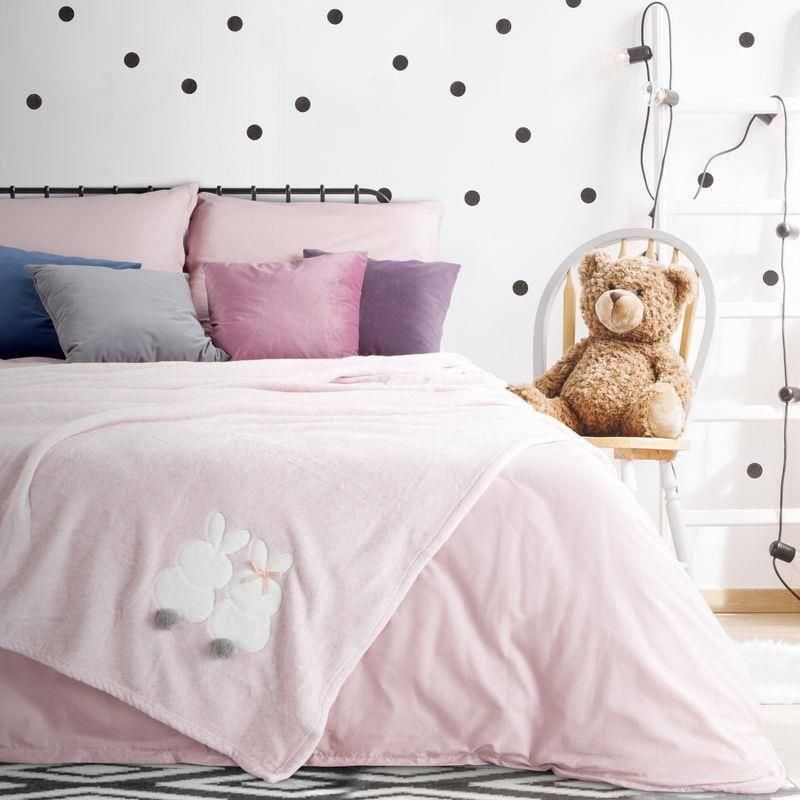 Eurofirany Koc Bunny 150X200Cm Różowy 93672 - Opinie i atrakcyjne ceny ...