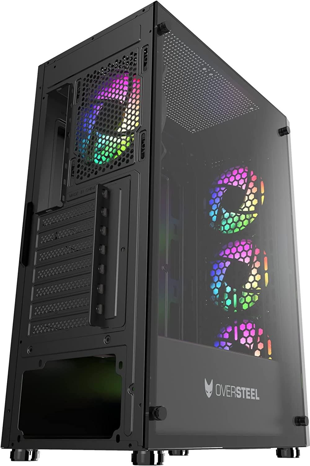 Obudowa komputerowa Obudowa Oversteel Kyanite RGB ATX Midi Tower Okno ...