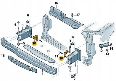 Audi Podpora Lampy Przedniej A4 A5 Aso 8K0807333B - Opinie i ceny na ...
